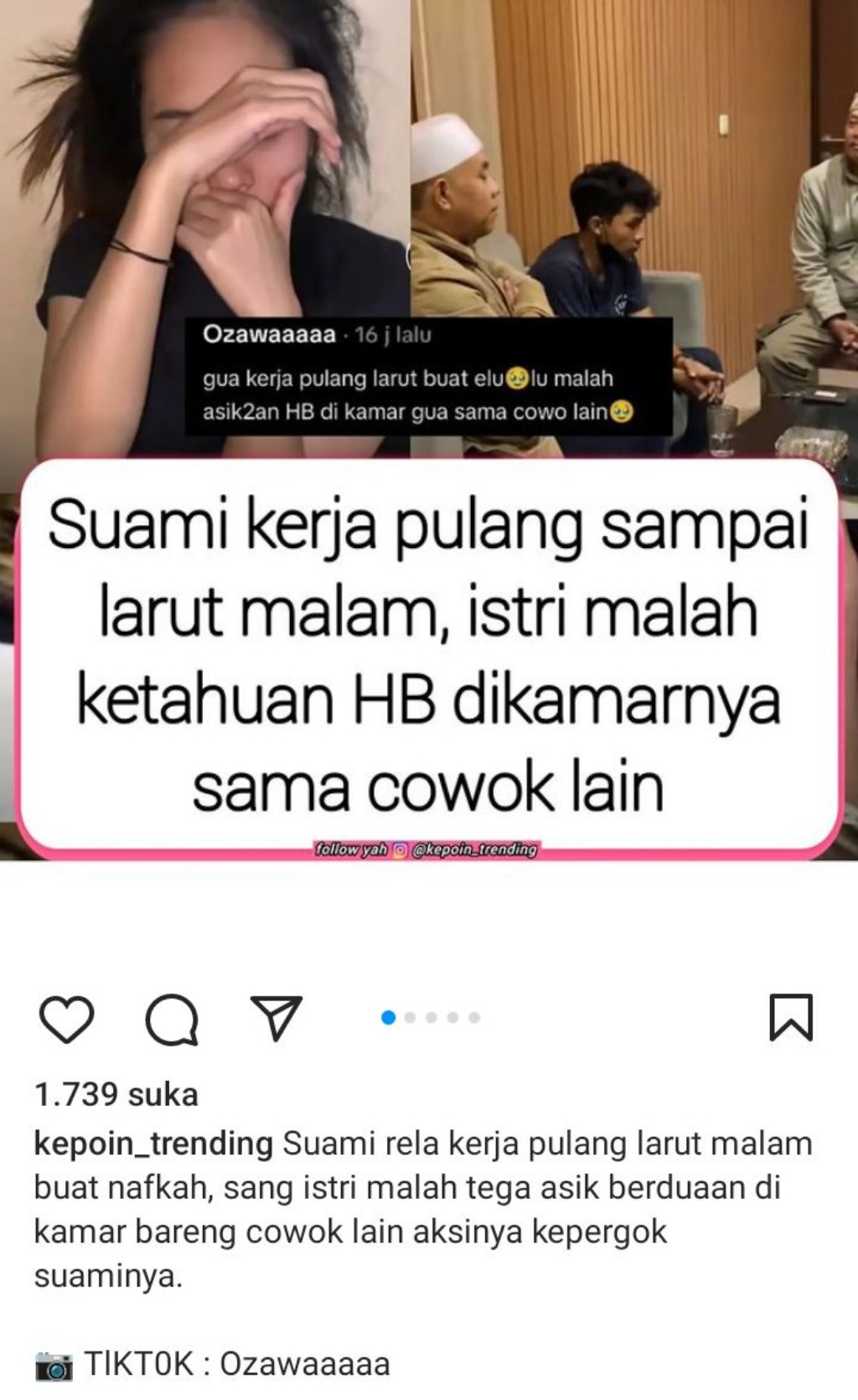 Suami Kerja Sampai Larut Malam, Istri Malah Wik Wik dengan Pria Lain - Terkini